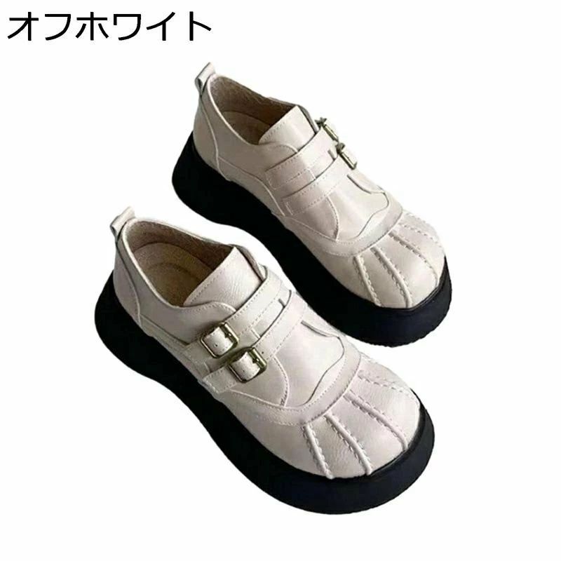 　　　 ◆◇◆人気の秘密◆◇◆ 丸い先端が足元を可愛らしく演出し、歩き心地も抜群です。幅広い先端部分で足の甲がゆったりとして、長時間の履き着用でも疲れにくくなっています。 ミックスデザインは視覚的な驚きだけでなく、履き心地も革新的に向上させ...