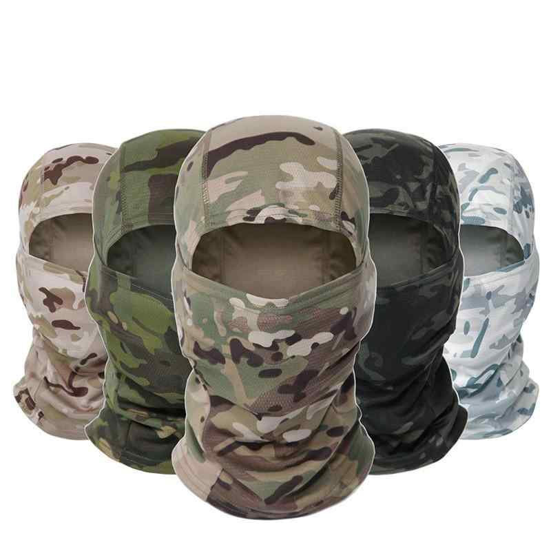 ・カラー展開: ブラック迷彩、カーキ迷彩、CP迷彩、アメリカンブラック、アメリカングリーン、雪地迷彩、ジャングルパイソン、ブラックパイソン、デザートパイソン、ドットブラック・カテゴリ: サイクリング用フェイスマスク・カラー展開: ブラック迷...