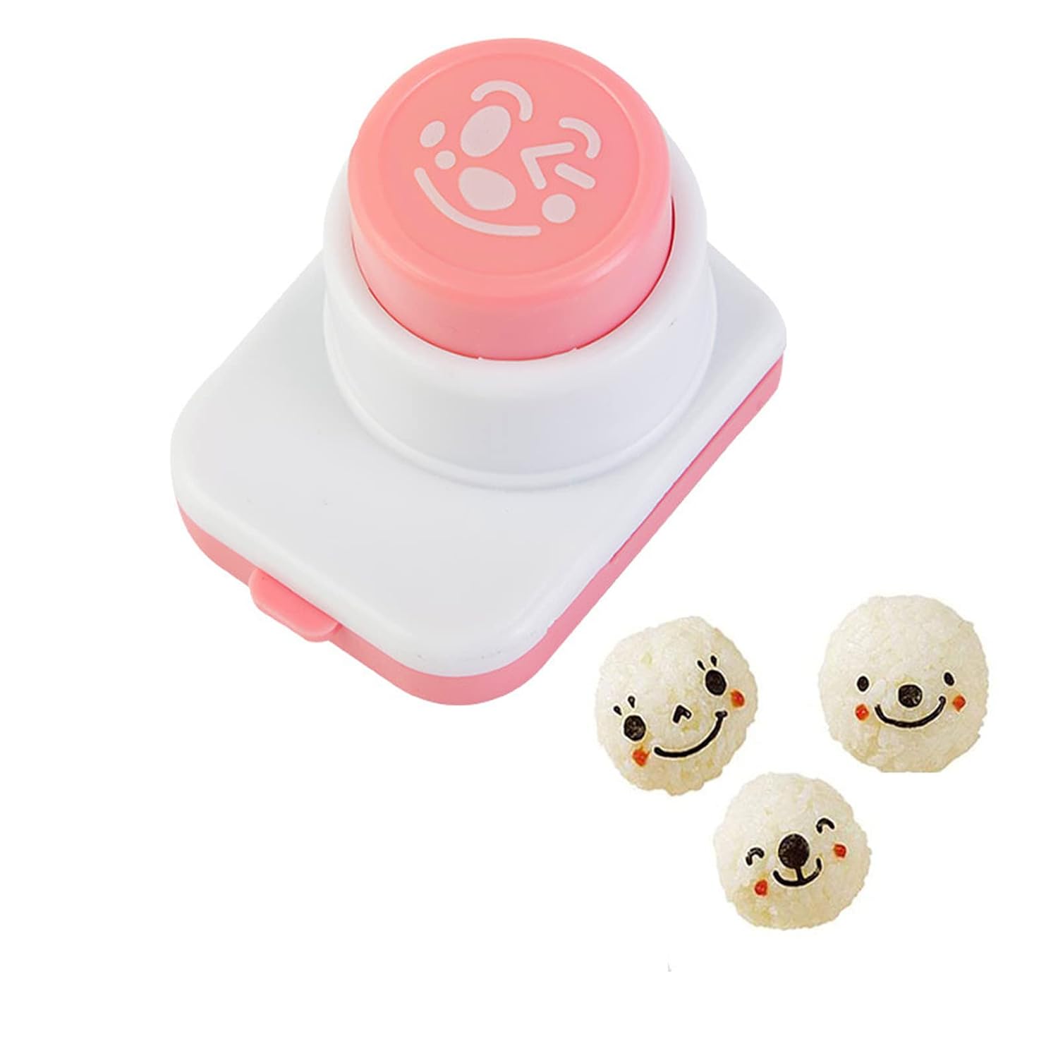 〜キャラ弁やおにぎりがもっと楽しくなる、のり用カットパンチ〜 可愛い顔のパーツが簡単に作れる。押すだけで、目や口などさまざまな形に海苔を切り取ることができ、お弁当やおにぎりのデコレーションを手軽に彩ります。 かんたん操作 海苔をセットして上...