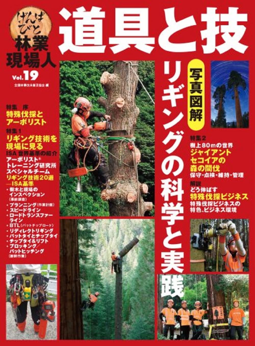 現場写真で見る リギングの科学、技術、道具、実践 ISA公認テキストアーボリスト必携 リギングの科学と実践8月、全林協発行は、国際組織ISAInternational Society of Arboricultureによって体系化され、世界...