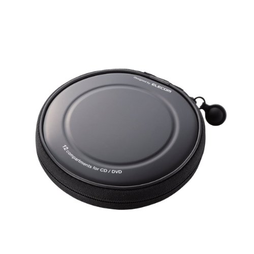 ブラック/12枚収納/CCD-H12BK・Color:ブラックSize:12枚収納PatternName:単品・パッケージ個数:1・持ち運びに便利なコンパクトタイプ・収納枚数:CDまたはDVD12枚・入り数:1・カラー:ブラック・CD/DV...