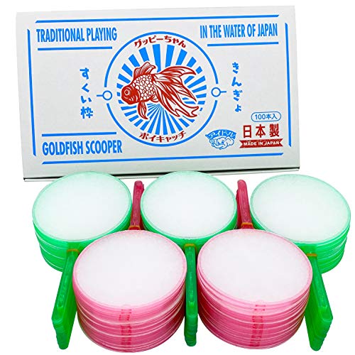 マルチカラー/ワンサイズ/-・5号　一般的な強度・内径：80mm 柄の長さ：75mm・日本製　100本入・弊社商品グッピーちゃんの新デザインです・中身は旧デザイン画像4枚目）と同様です