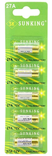 -/-/27A・パッケージ個数:1・12V アルカリ乾電池 27A 1シート（5個）・●互換電池 A27、PG27A、MN27、CA22、L828、L828F、EL812、L27A、GP27A、GP27AE、GP27AF、A27S、A27G...