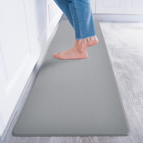 無地グレー/約44×180cm/-・Color:グレーSize:約44×180cm・サイズ約 幅44×長さ180×厚さ0.8cm 　素材：ポリ塩化ビニル素材で低反発のクッション性があってフカフカ〜 （長さ約2cmぐらいの誤差がある可能性がご...