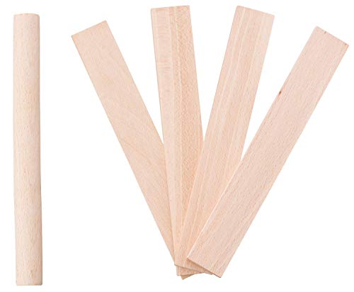 ブラウン/ワンサイズ/202726・パッケージ個数:1・b本体サイズ :/b 長さ:約20cm粘土を均一な厚みにのばせる、のし棒とたたら板のセット。1枚5mm厚のたたら板で重ねて厚みを調節してり、縦につなげて長い板をつくったりと自由自在。土...