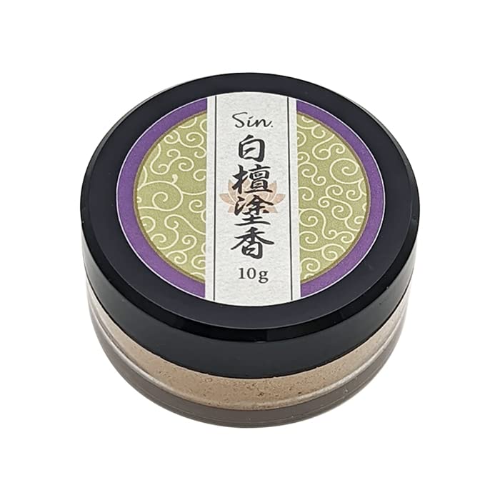 ブラウン/10g/無し・ScentName:白檀・150年以上続くお香の老舗で作られたこだわりの塗香です。・敬虔な香りを感じさせる、お清めに欠かせないお香です。・携帯に便利な容器入り。・内容量：10g・内容量：10g