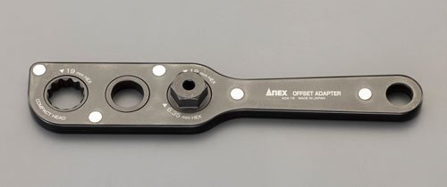カジュアル-/-/EA813A-46・インパクトドライバー対応・狭小部でのボルト・ナット回し作業に・建築、太陽光設備工事などの作業に・仕様:19mm六角対応-