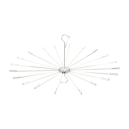 シルバー/20本/HB-6177・PatternName:パラソルハンガー・パッケージ個数:1・製品サイズ:約使用時/外径81×高さ39cm、収納時/外径9.5×高さ49cm・製品重量:約0.77kg・素材・材質:ステンレス鋼・生産国:中国...