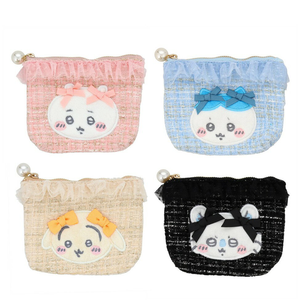 リボンをつけた「ちいかわ」たちのコスメシリーズ ツイード生地とリボンデザインが大人可愛い化粧ポーチが登場。 ■サイズ（約）：H95×W135×D25mm ■材質：ポリエステル ■製造地：中国 粧美堂 ちいかわ(キャラ名) ハチワレ うさぎ ...