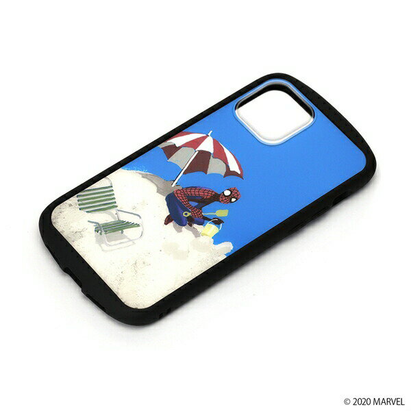 「MARVEL」キャラクターデザインのガラスの光沢感が美しいiPhone 12 /12 Pro用のガラスタフケース（ラウンドタイプ）です。 背面にはキズに強い高硬度9Hガラスを採用し、サイド部分はやわらかく丈夫なTPU素材でボタン周りもしっ...