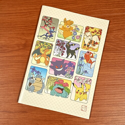 ポケットモンスターデザインのノートが登場です！ かわいい和柄デザインが表紙のA5サイズのノート！ 中の紙にもキャラクターがデザインされていて、升目も印刷されています。 メーカー：マリモクラフト 素材：紙 サイズ：約H210×W148mm(A...