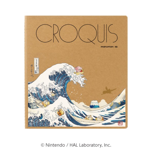 カービィの和風シリーズ「ふわふ和コレクション」から、カービィたちが浮世絵風に描かれた「プププ三十六景」のアイテムが登場！ 日常のアイデアメモ、ノート代わり、自由帳としても便利な、無地タイプのクロッキーブックです。 メーカー：エンスカイ 枚数...