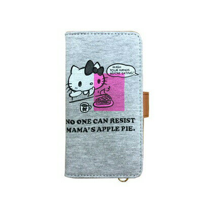 サンリオキャラクターズからハローキティデザインのマルチフリップカバー(M)が新登場！ 柔らかな印象の手書き風ハローキティがカワイイ！ ケース装着時でもライトニングケーブルやイヤホンの接続が可能！充電し放題！音楽聞き放題！ スマートフォンをス...