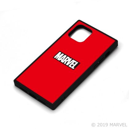 「MARVEL」のロゴデザインのガラスの光沢とTPUの一体感が美しいハイブリッド設計の2019年 iPhone 11 Pro対応ガラスハイブリッドケースです。 背面にはキズに強い高硬度9Hガラスを採用、ケースの四隅はエアークッションを採用し...