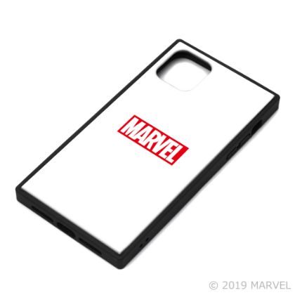 「MARVEL」のロゴデザインのガラスの光沢とTPUの一体感が美しいハイブリッド設計の2019年 iPhone 11 Pro Max対応ガラスハイブリッドケースです。 背面にはキズに強い高硬度9Hガラスを採用、ケースの四隅はエアークッション...