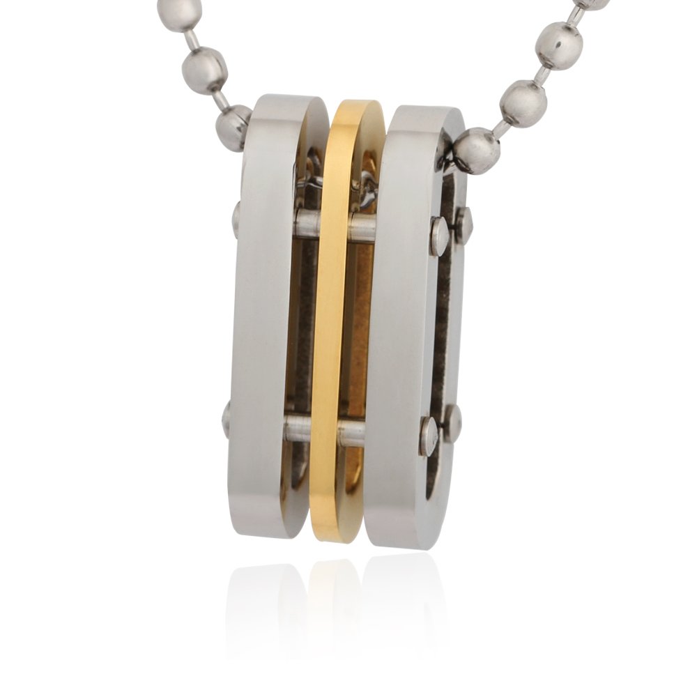 ギフト対応 素材 316Lサージカルステンレススチール トップサイズ 縦2.3cm、横1.0cm トップ厚さ 0.8cm 　　　　　チェーン ボールチェーン、長さ51cm 重さ 6g（ペンダントのみ） ご注意 在庫数の更新は随時行っておりま...