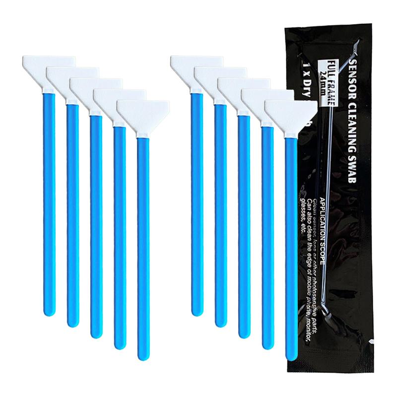 lifactlab. センサークリーニング スワブ 一眼レフ ミラーレス カメラ WET&amp;DRY各5本セット【乾湿セットのセンサークリーナースワブ】クリーナー液が染み込んだWETと拭き取り用のDRYのセットで、開けてすぐ清潔なまま簡...