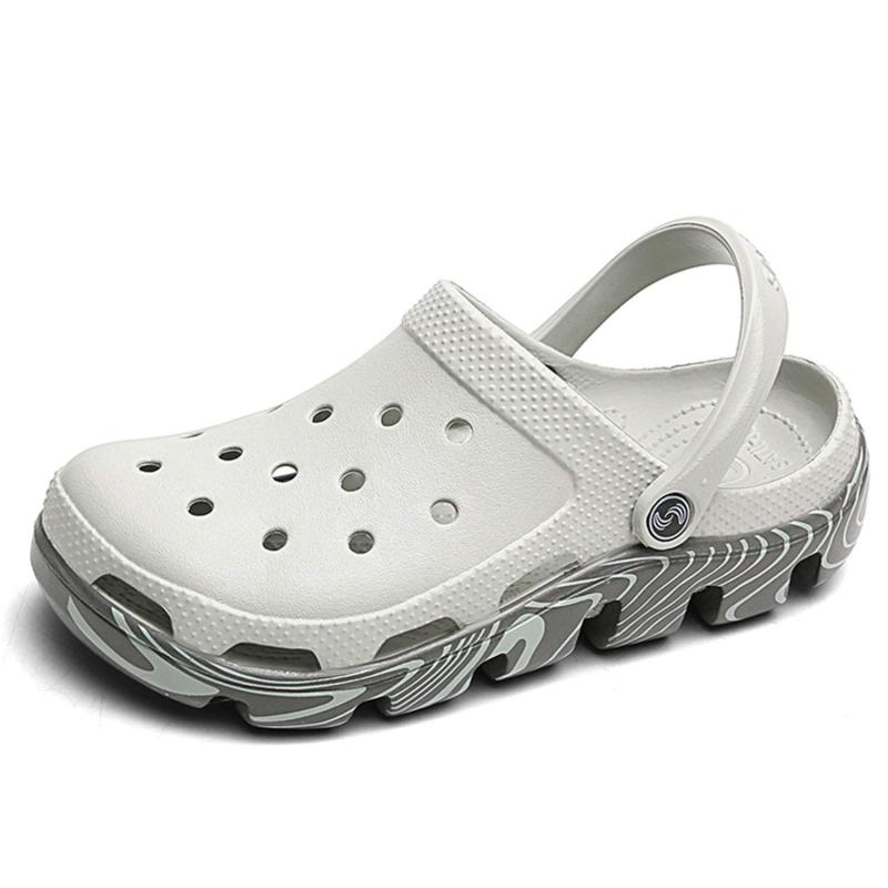 [Ainiway] クロッグ サンダル メンズ スリッパ サボサンダル クロックバンド スリッポン ビーチ カジュアル ファッションサンダル 水陸両用 軽量 通気性メイン素材: 合成樹脂ソール素材または裏地: 合成底【クロッグ素材】全体にE...