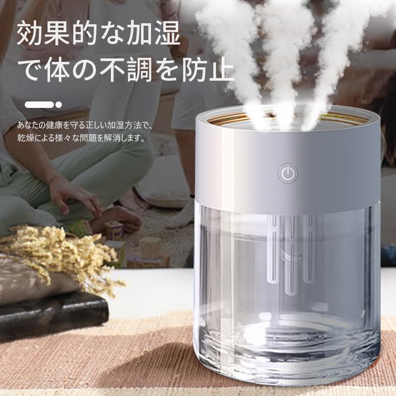 「商品説明」【七色LED搭載で癒しの空間づくりにも】七色呼吸灯搭載で歓迎の雰囲気を高める。部屋の乾燥した空気に安全に潤いを与え、呼吸が楽になり、安眠、肌に潤いを与え、不快感を和らげます.【空焚き防止機能付き】空焚き防止機能を搭載し、タンク内...