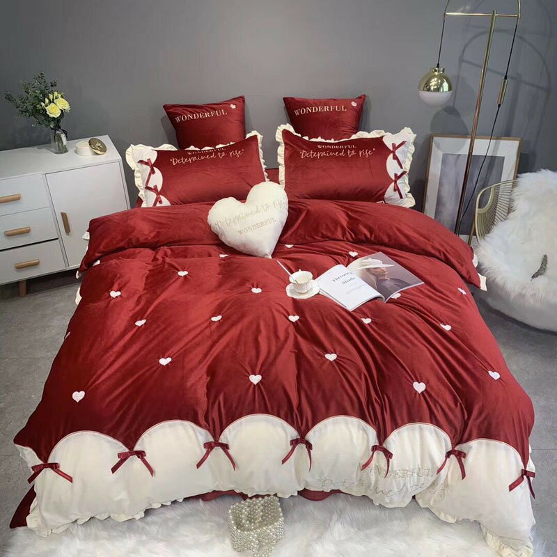 BS10冬用フランネル寝具 ワイドダブル ベッド用品4点セット ボックスシーツ 冬用フランネル寝具 A/BS10商品サイズ・組成について（カバー4点セット)【素材】ポリエステル 100％ベッドパッド1点 ：245 x 250（cm）掛布団カ...