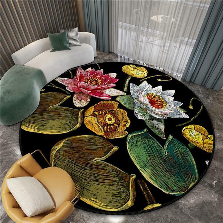 FM25ラグカーペット リビングマット ラグマット 滑り止め付 ホットカーペット対応 床暖房対応 サイズオーダー可能 ラグカーペット A/FM25サイズ:直径120cmの円形です。素材表地：ポリエステル100％中材：ウレタンフォーム裏面：不...