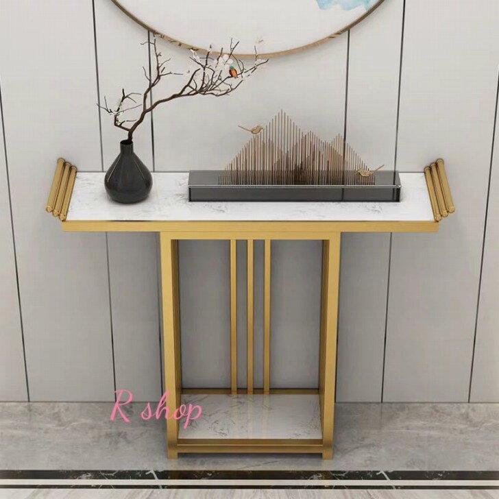 商品説明：【商品仕様】本体寸法：幅100 ×奥行30×高さ80 cm商品状態：新品カラー：写真通り材質：金屬、鉄、ラッカー塗装、人造大理石●定める期間内に、ご連絡・ご入金がない場合は、誠に勝手ながら、自動的にキャンセルとさせて頂きます。● ...
