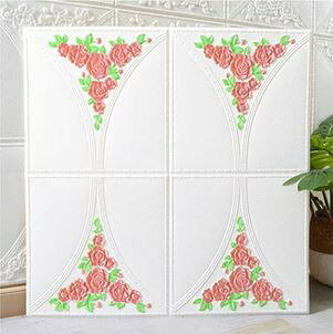 ◆厚さ：0.6cm◆状態：新品◆材質：XPEエコ フォーム◆50枚70cm×70cm◆裏面に粘着性があり、はがすと、壁に貼ることができる3D壁紙◆防水 汚い防止 カビ防止◆貼り付け方は簡単。各場所に適用！◆手作業での採寸の為、若干誤差がある...