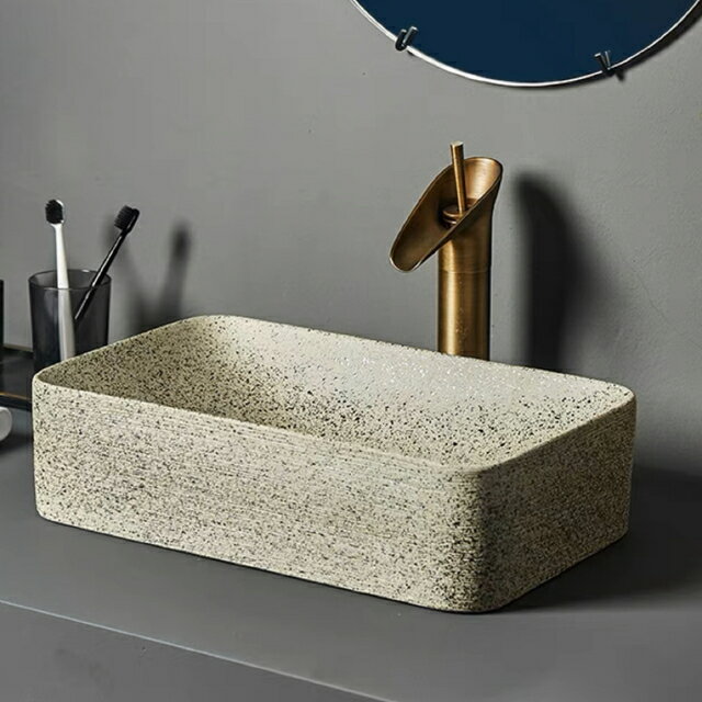 商品説明 蛇口&nbsp;排水金具付き状態&nbsp;：新品未使用&nbsp;サイズ（cm）：幅：46奥行き：28高さ：13素材：陶磁器取付について：取付工事はお近くの工務店様にご相談してください＜&nbsp;重量物なので同梱はできません&...