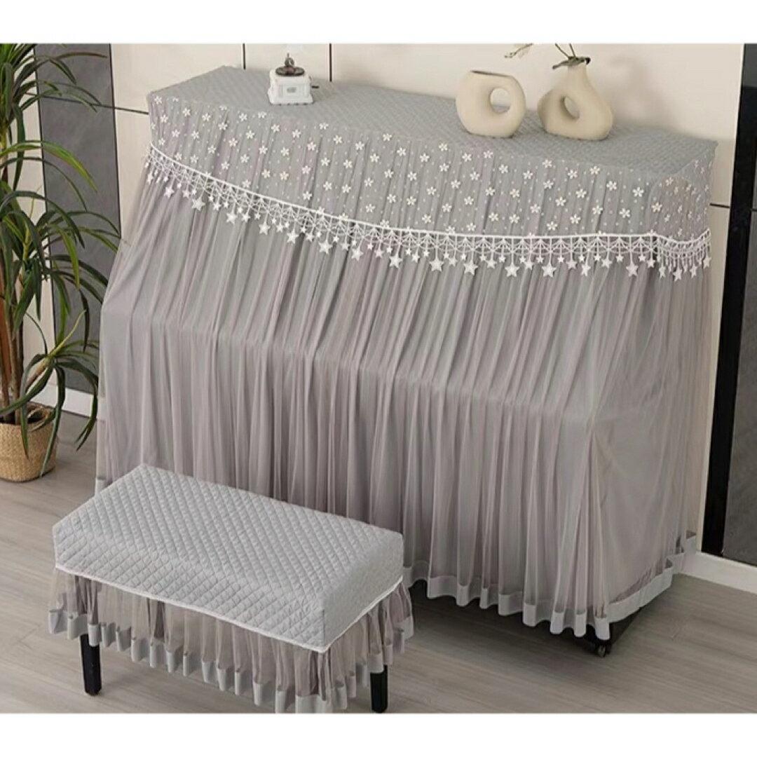 商品説明 ピアノカバー：&nbsp;幅153&nbsp;×高105&nbsp;×奥行34&nbsp;(cm）椅子カバー&nbsp;：&nbsp;幅38&nbsp;×&nbsp;幅58&nbsp;(cm)素&nbsp;材&nbsp;ポリエステ...