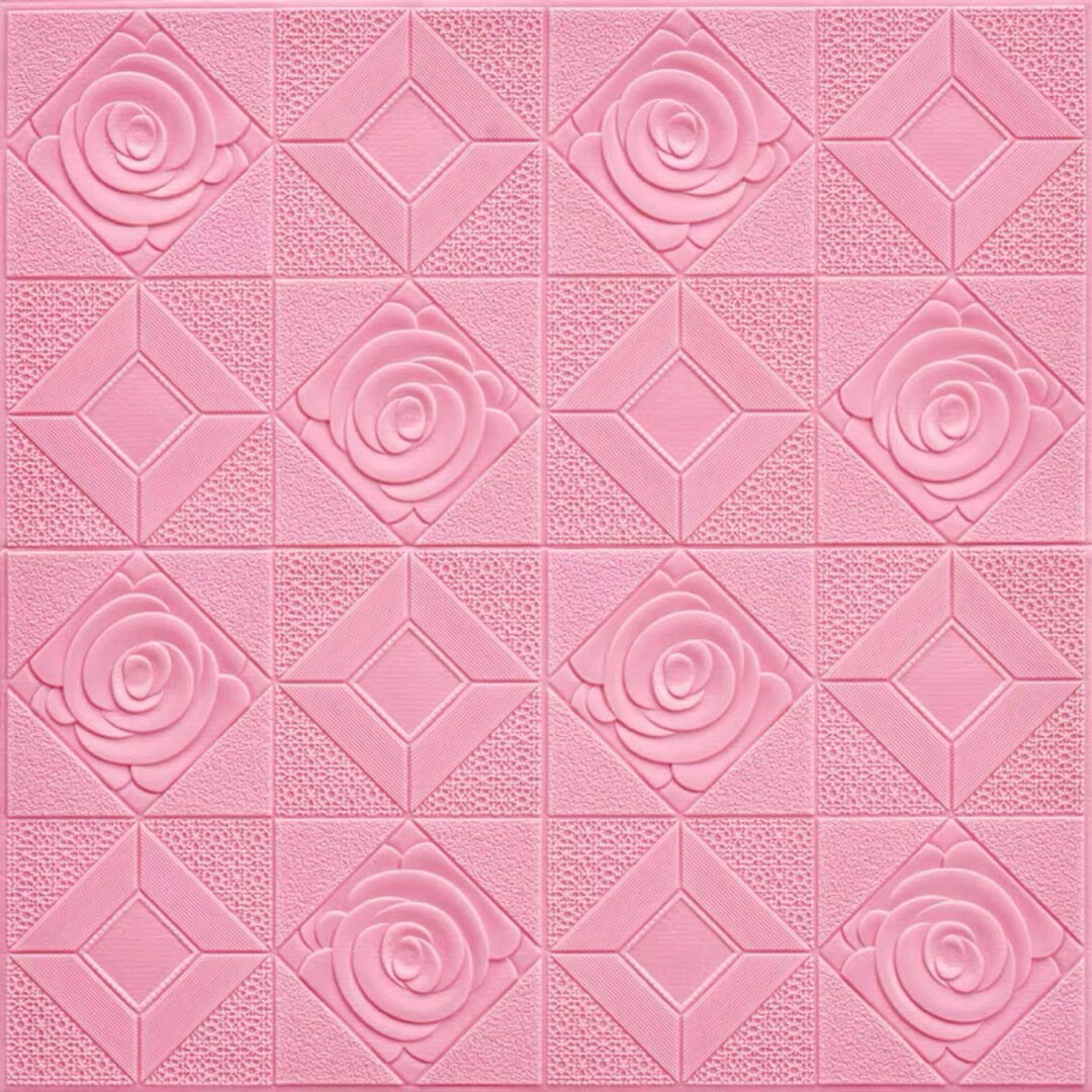 商品説明 ◆状態：新品◆材質：XPEエコ&nbsp;フォーム◆50枚&nbsp;70x70（cm)◆裏面に粘着性があり、はがすと、壁に貼ることができる3D壁紙◆防水&nbsp;汚い防止&nbsp;カビ防止◆貼り付け方は簡単。各場所に適用！◆...