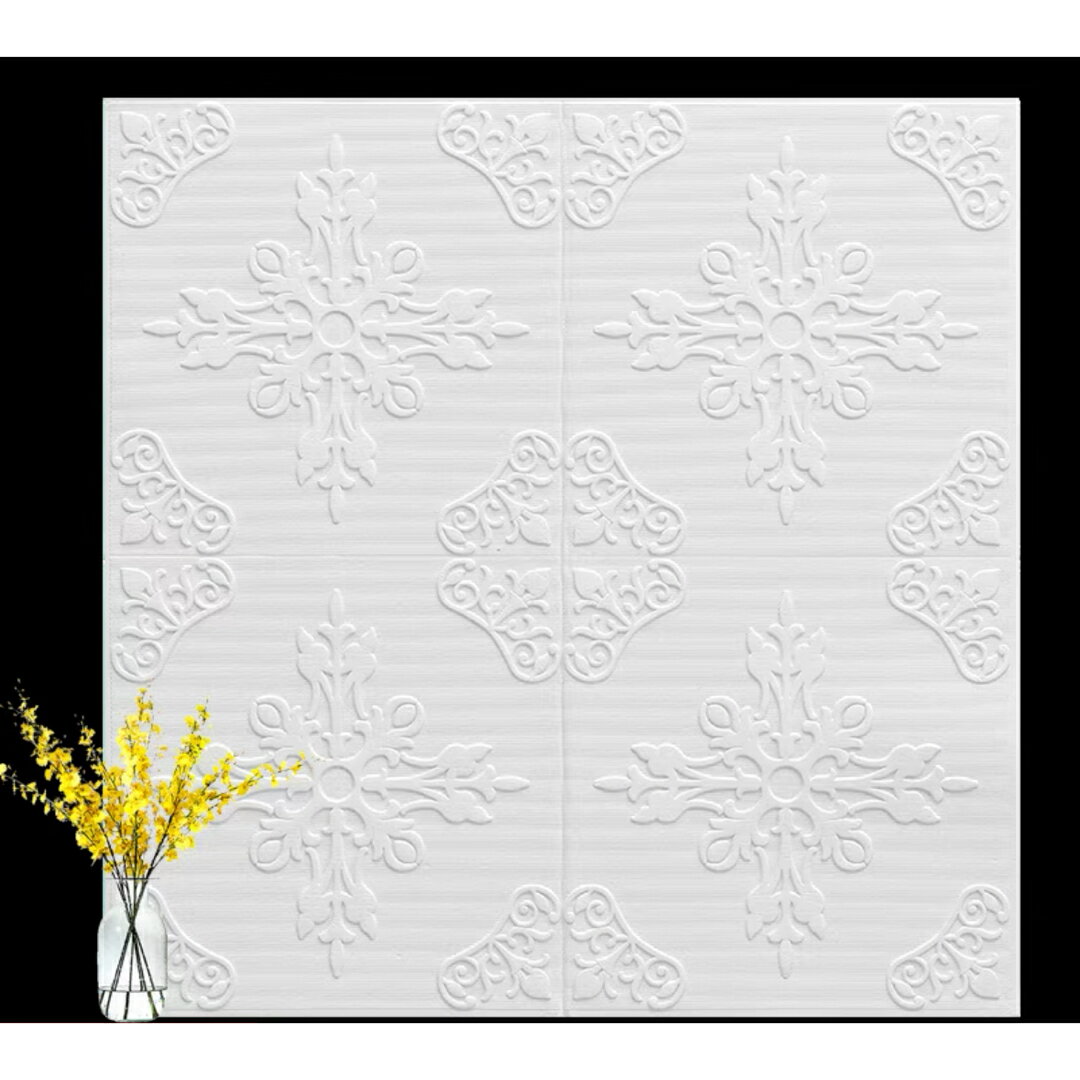 商品説明 ◆状態：新品◆材質：XPEエコ&nbsp;フォーム◆50枚&nbsp;70x70（cm)◆裏面に粘着性があり、はがすと、壁に貼ることができる3D壁紙◆防水&nbsp;汚い防止&nbsp;カビ防止◆貼り付け方は簡単。各場所に適用！◆...