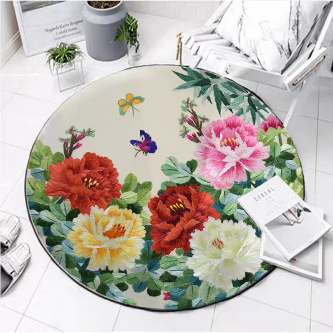 商品説明 厚さ：0.6cmサイズ：直徑100cm素材：ポリエステル100%※裏面は滑り止め等の加工はございますサイズの違うものもございます。値段も変ってきますので、ご検討頂けましたら幸いです。☆☆★★★★★★★★★★★★★☆☆&nbsp;◆...