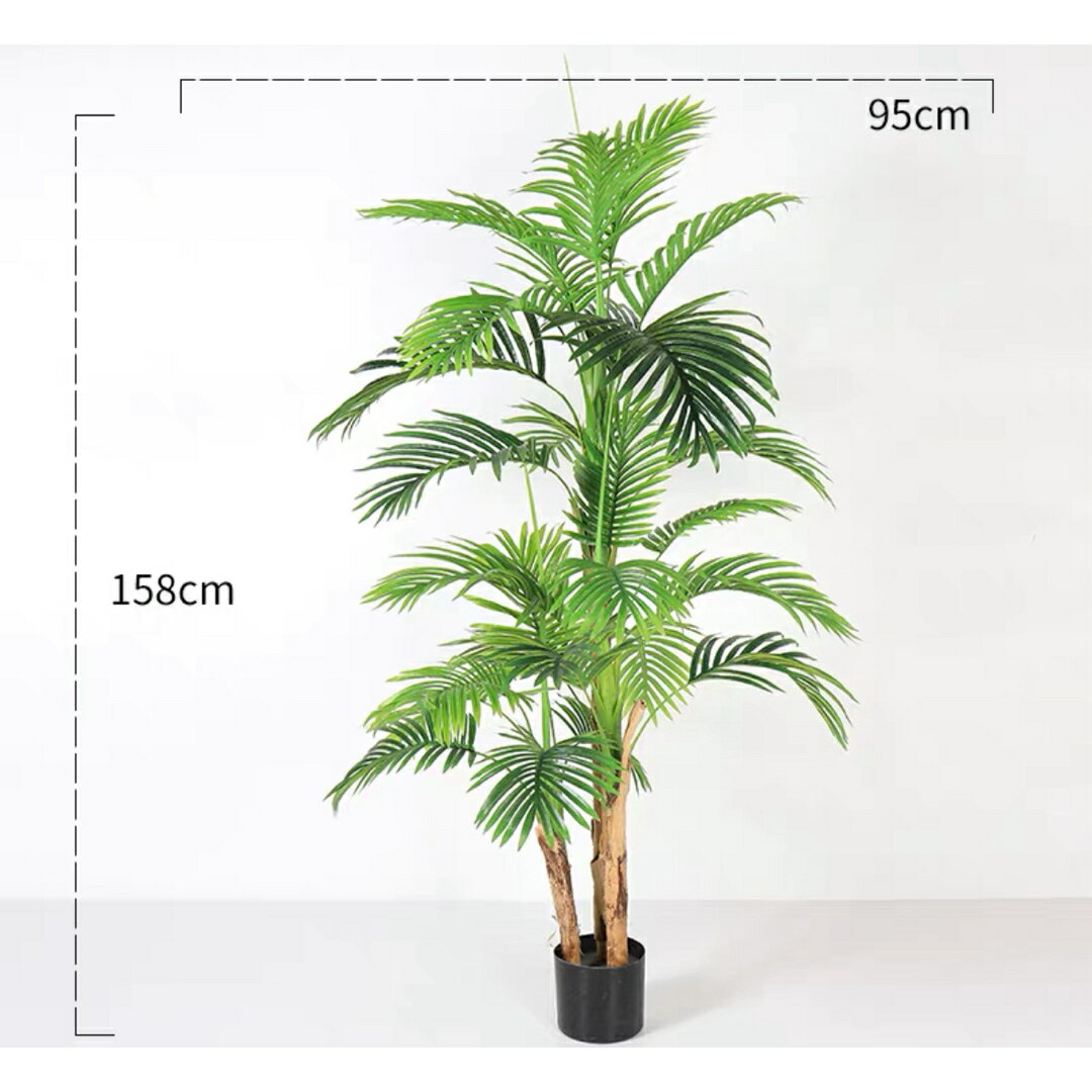 商品説明 状態：新品未使用本体サイズ：幅158cm&nbsp;x高さ95cm材質：ポリ塩化ビニル&nbsp;合成樹脂【お手入れ簡単】フェイクグリーンのため、水入れなどの手間がかかりません。水や土を使わないので、虫が寄り付く心配も不要。忙しい...