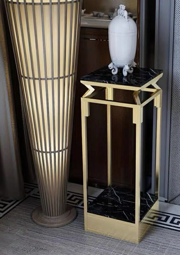 【商品仕様】本体寸法：30 × 30 × 90cm商品状態：新品x1点カラー：写真通り材質：アルミマグネシウム合金+人造大理石☆☆★★★★★★★★★★★★★☆☆◆お客様のご覧になっているモニター等により多少色が異なる場合がございます。あらか...