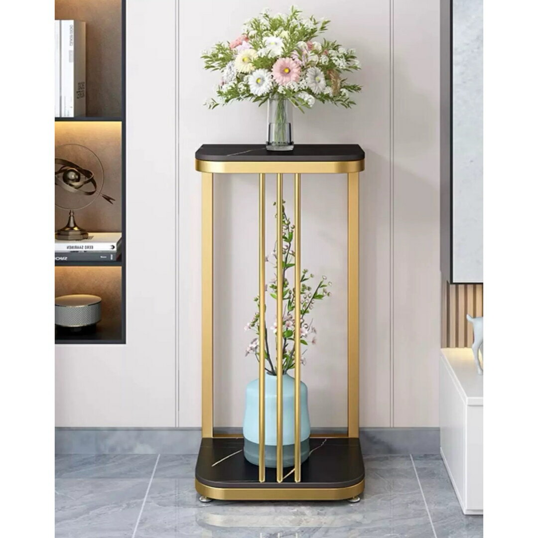 商品説明 本体寸法：幅35&nbsp;×奥行30×高さ95cm商品状態：新品カラー：写真通り材質：金属、鉄、人造大理石、ラッカー塗装サイズの違うものもございます。値段も変ってきますので、ご検討頂けましたら幸いです。（55cm、75cm)■ご...