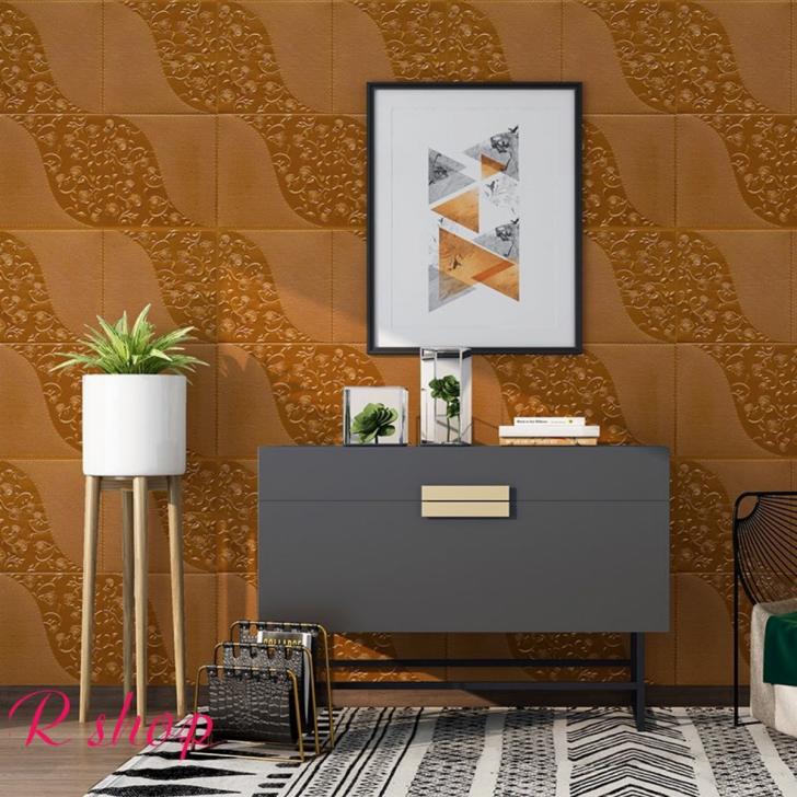 ◆厚さ：0.6cm◆状態：新品◆材質：XPEエコ フォーム◆50枚 70cm×70cm◆裏面に粘着性があり、はがすと、壁に貼ることができる3D壁紙◆防水 汚い防止 カビ防止◆貼り付け方は簡単。各場所に適用！◆手作業での採寸の為、若干誤差があ...