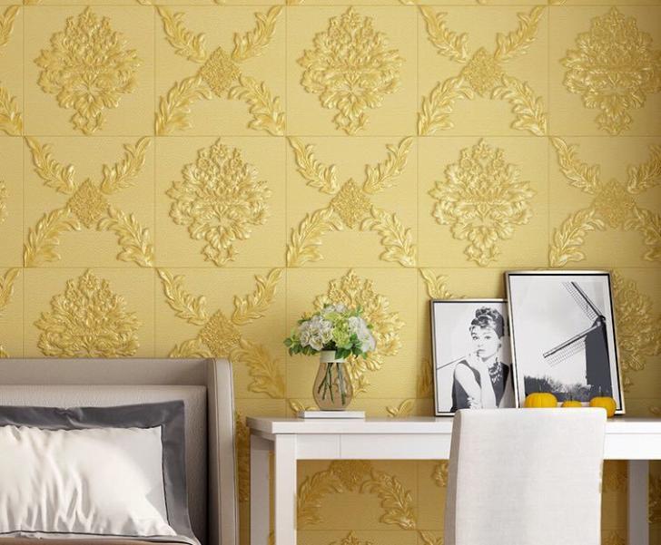 ◆厚さ：0.6cm◆状態：新品◆材質：XPEエコ フォーム◆50枚 70cm×70cm◆裏面に粘着性があり、はがすと、壁に貼ることができる3D壁紙◆防水 汚い防止 カビ防止◆貼り付け方は簡単。各場所に適用！◆手作業での採寸の為、若干誤差があ...