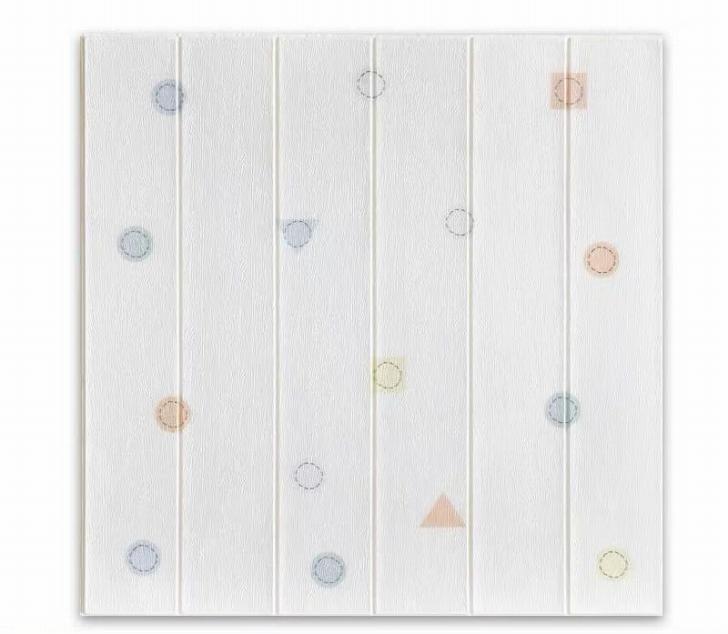 ◆厚さ：0.6cm◆状態：新品◆材質：XPEエコ フォーム◆50枚 70cm×70cm◆裏面に粘着性があり、はがすと、壁に貼ることができる3D壁紙◆防水 汚い防止 カビ防止◆貼り付け方は簡単。各場所に適用！◆手作業での採寸の為、若干誤差があ...