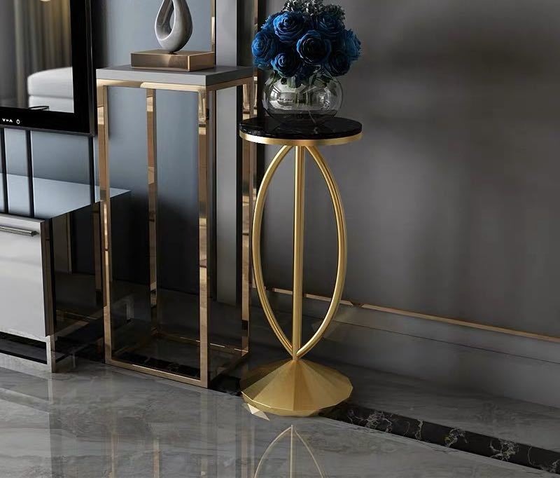 【商品仕様】本体寸法：30 × 30 × 90cm商品状態：新品x1点カラー：写真通り材質：アルミマグネシウム合金+人造大理石☆☆★★★★★★★★★★★★★☆☆◆お客様のご覧になっているモニター等により多少色が異なる場合がございます。あらか...