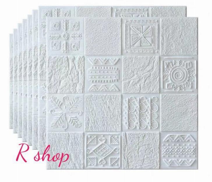 ◆厚さ：0.7cm◆状態：新品◆材質：XPEエコ フォーム◆50枚 70cm×70cm◆裏面に粘着性があり、はがすと、壁に貼ることができる3D壁紙◆防水 汚い防止 カビ防止◆貼り付け方は簡単。各場所に適用！◆手作業での採寸の為、若干誤差があ...