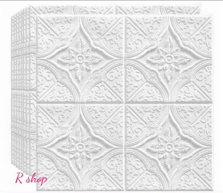 ◆厚さ：0.7cm◆状態：新品◆材質：XPEエコ フォーム◆50枚 70cm×70cm◆裏面に粘着性があり、はがすと、壁に貼ることができる3D壁紙◆防水 汚い防止 カビ防止◆貼り付け方は簡単。各場所に適用！◆手作業での採寸の為、若干誤差があ...