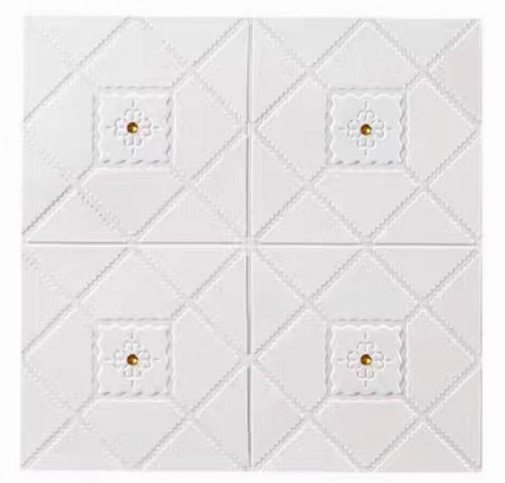 ◆厚さ：0.6cm◆状態：新品◆材質：XPEエコ フォーム◆50枚 70cm×70cm◆裏面に粘着性があり、はがすと、壁に貼ることができる3D壁紙◆防水 汚い防止 カビ防止◆貼り付け方は簡単。各場所に適用！◆手作業での採寸の為、若干誤差があ...