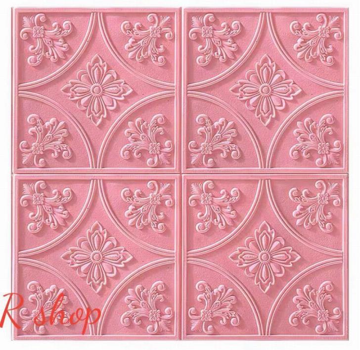 ◆状態：新品◆材質：XPEエコ フォーム◆50枚 70cm×70cm◆裏面に粘着性があり、はがすと、壁に貼ることができる3D壁紙◆防水 汚い防止 カビ防止◆貼り付け方は簡単。各場所に適用！◆手作業での採寸の為、若干誤差がある場合があります。...