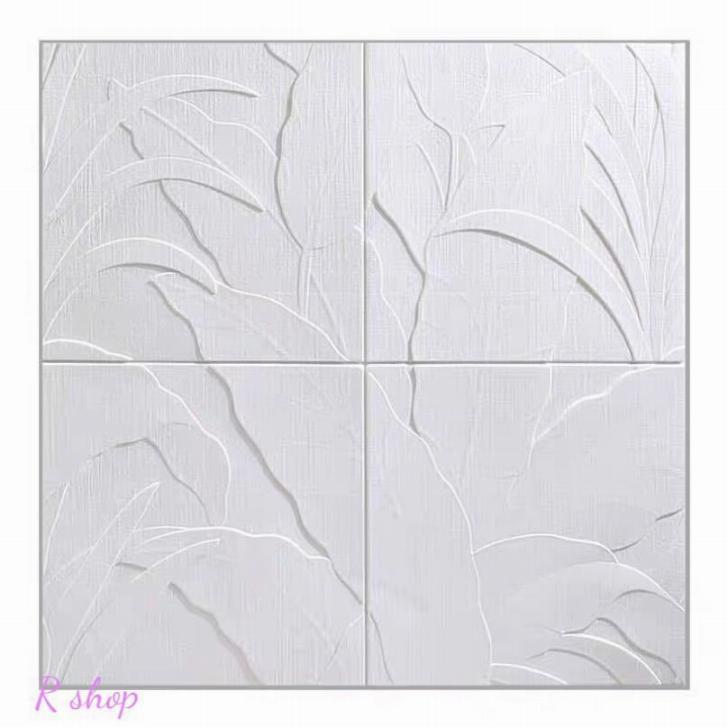 ◆状態：新品◆材質：XPEエコ フォーム◆50枚 70cm×70cm◆裏面に粘着性があり、はがすと、壁に貼ることができる3D壁紙◆防水 汚い防止 カビ防止◆貼り付け方は簡単。各場所に適用！◆手作業での採寸の為、若干誤差がある場合があります。...