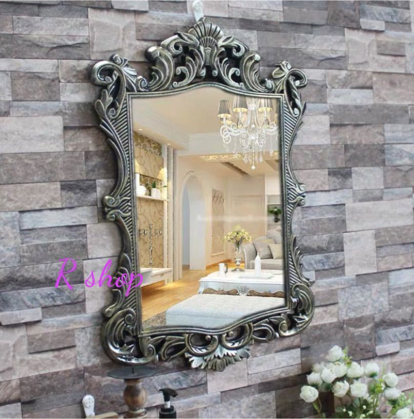 外寸サイズ(cm) ： 幅42 x 高さ59 (cm）材質 ： ミラー、樹脂、木、他★複数ご注文の場合やお急ぎの場合は必ず事前に納期のお質問をお願いいたします。☆☆★★★★★★★★★★★★★☆☆注意事項1、こちらの商品は海外製の新品です。撮...