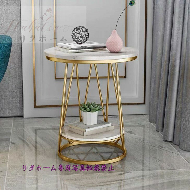 状態：新品未使用外寸サイズ：直径50 x 高さ60（cm)素材：合金、人造大理石、ラッカー塗装 、他☆☆★★★★★★★★★★★★★☆☆◆お客様のご覧になっているモニター等により多少色が異なる場合がございます。あらかじめご了承ください。◆複数...