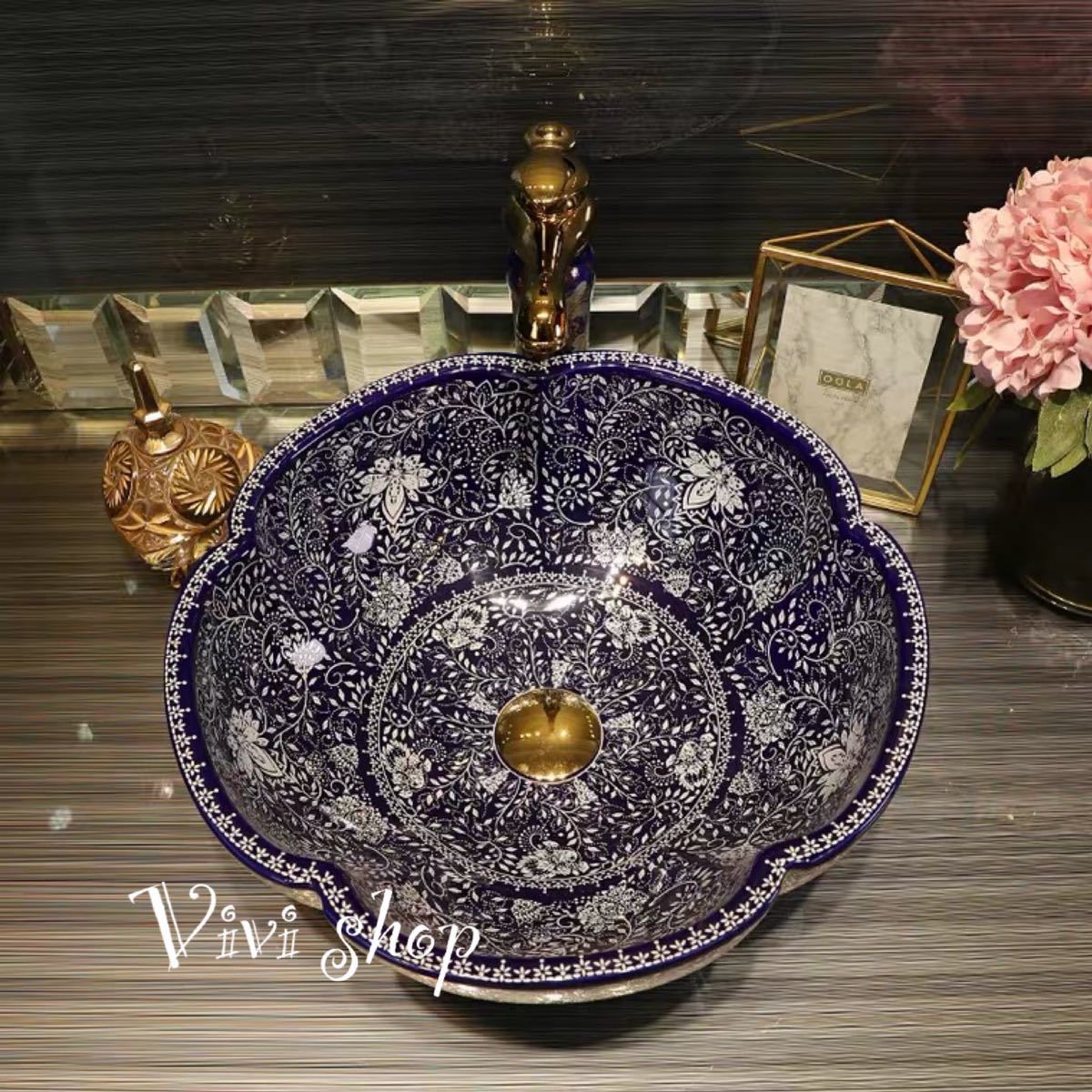 状態 ：新品未使用サイズ（cm）：幅：42奥行き：42高さ：15素材：陶磁器取付について：取付工事はお近くの工務店様にご相談してください＜ 重量物なので同梱はできません ＞☆☆★★★★★★★★★★★★★☆☆◆お客様のご覧になっているモニター...