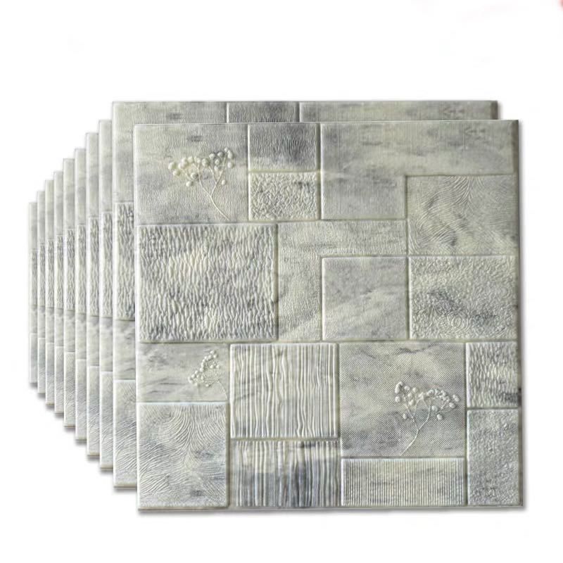 ◆厚さ：0.7cm◆状態：新品◆材質：XPEエコ フォーム◆50枚 70cm×70cm◆裏面に粘着性があり、はがすと、壁に貼ることができる3D壁紙◆防水 汚い防止 カビ防止◆貼り付け方は簡単。各場所に適用！◆手作業での採寸の為、若干誤差があ...