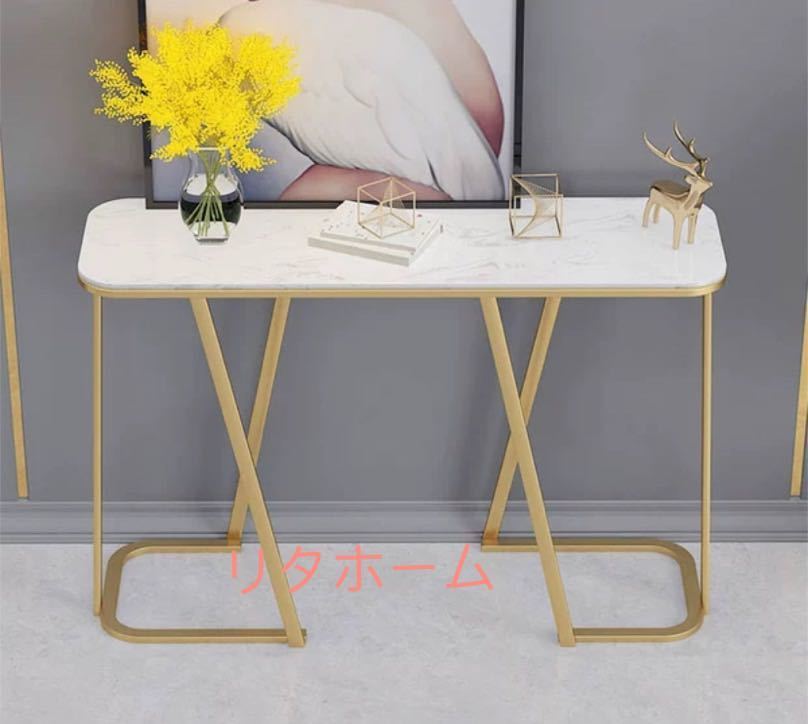 商品説明：【商品仕様】本体寸法：幅100 ×奥行40 ×高さ80cm商品状態：新品カラー：写真通り材質：金屬、鉄、人造大理石、ラッカー塗装●定める期間内に、ご連絡・ご入金がない場合は、誠に勝手ながら、自動的にキャンセルとさせて頂きます。● ...