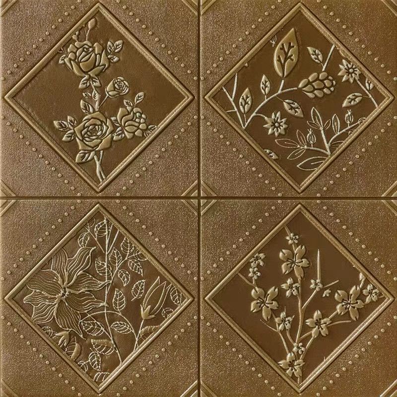 ◆厚さ：0.7cm◆状態：新品◆材質：XPEエコ フォーム◆50枚 70cm×70cm◆裏面に粘着性があり、はがすと、壁に貼ることができる3D壁紙◆防水 汚い防止 カビ防止◆貼り付け方は簡単。各場所に適用！◆手作業での採寸の為、若干誤差があ...